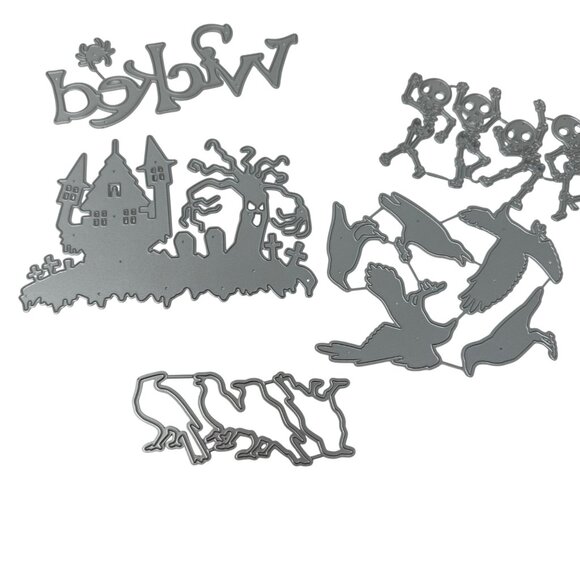 Unbranded | Office | Halloween Metal Cutting Dies Set Lot Haunted House ...